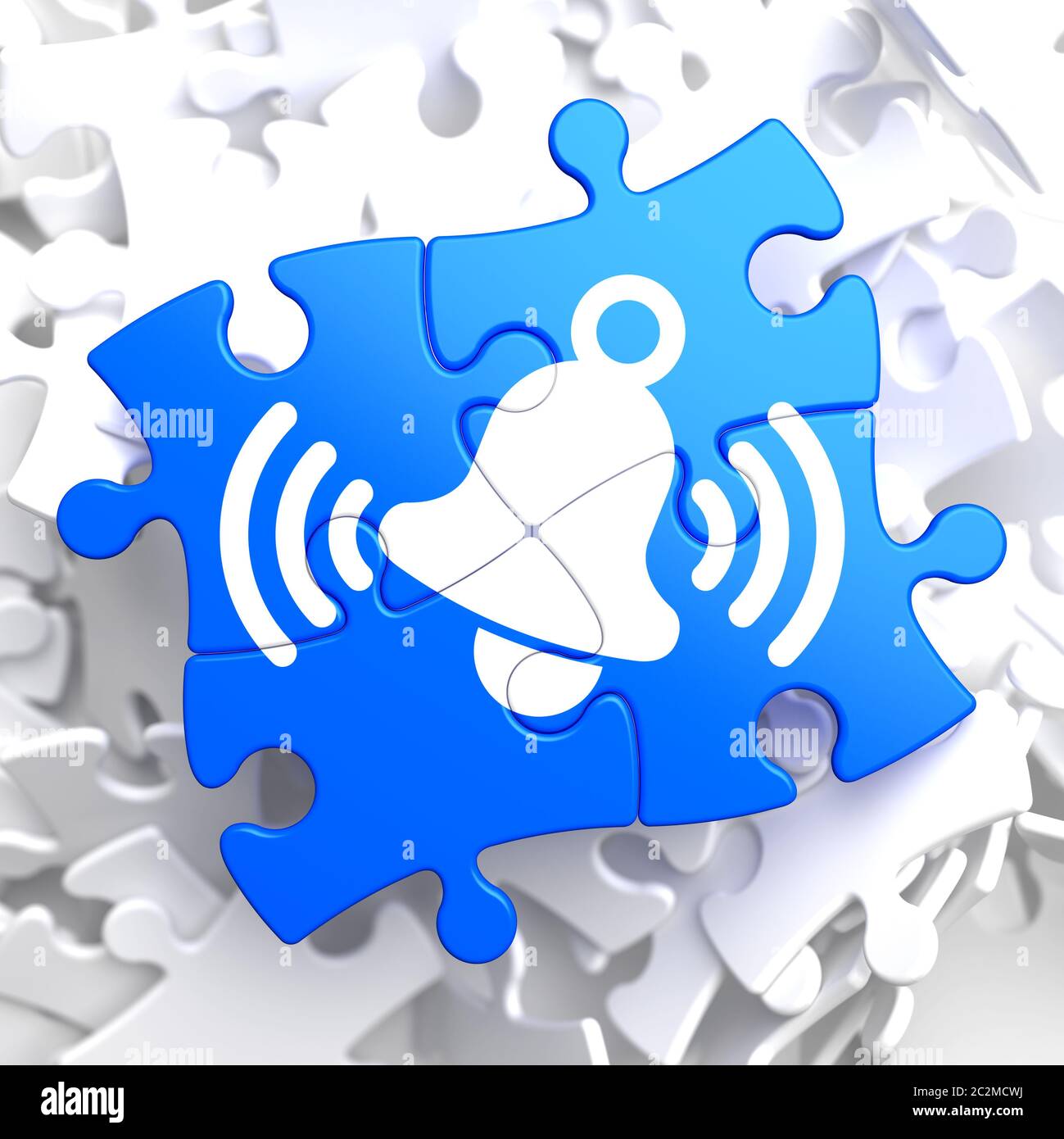 Ringing bell call icon white hi-res stock photography and images - Alamy