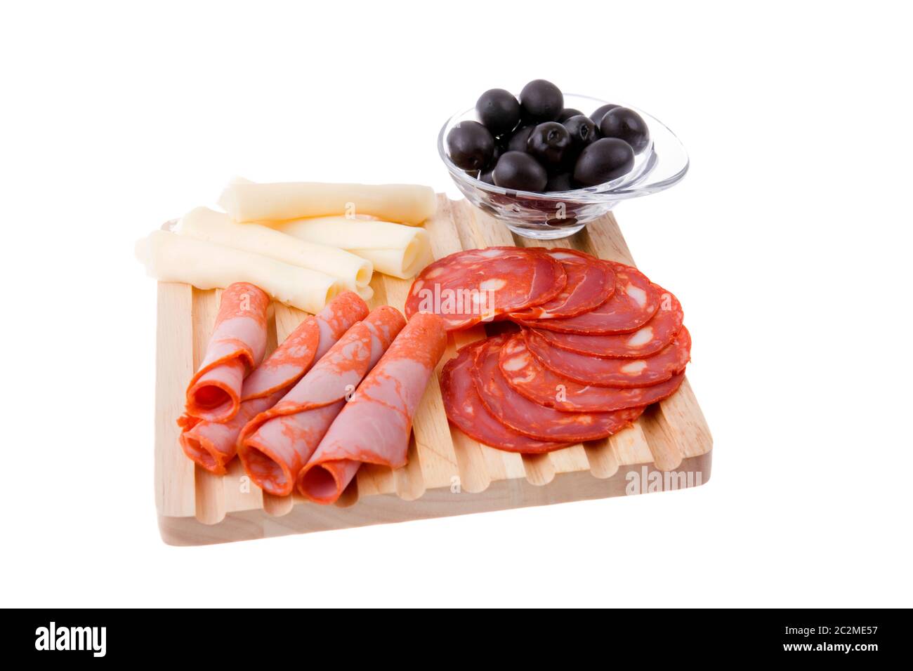 A set of food isolated on white Stock Photo - Alamy