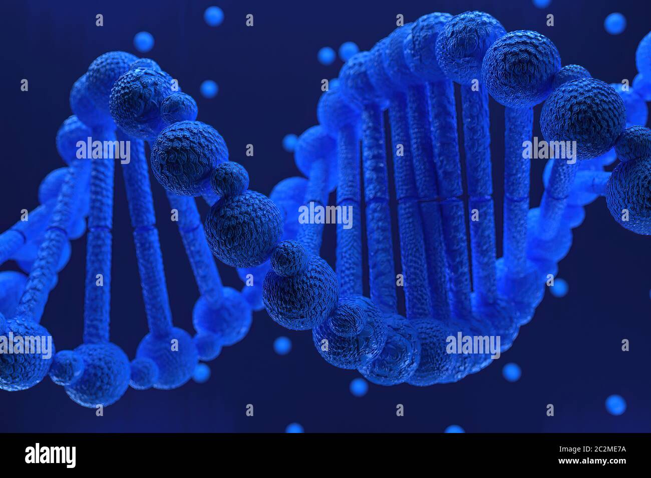 3d rendering of DNA (deoxyribonucleic acid) structure, 3d illustration Stock Photo - Alamy