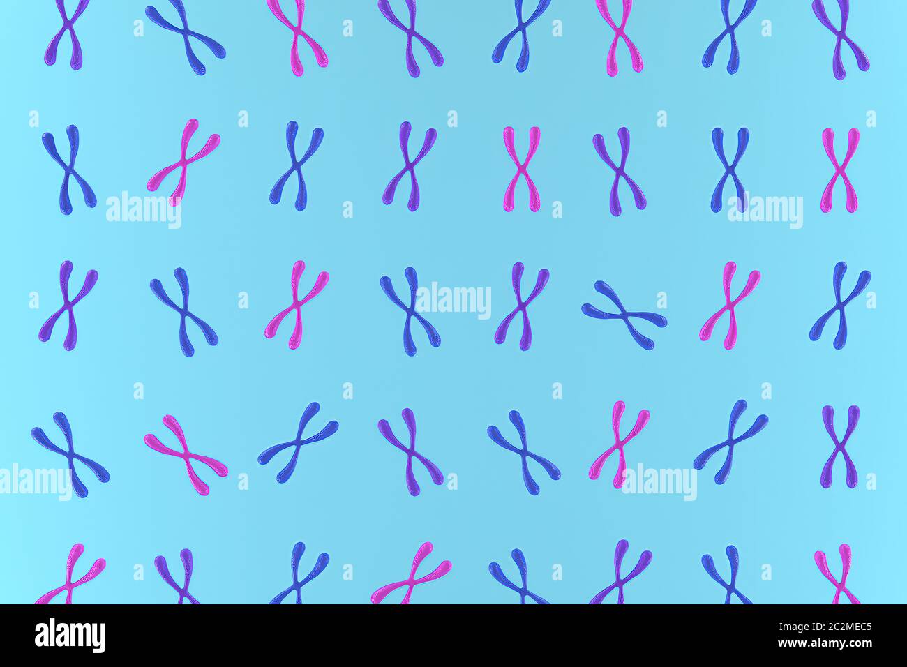 3d rendering of Chromosome Abstract Scientific Background, 3d ...