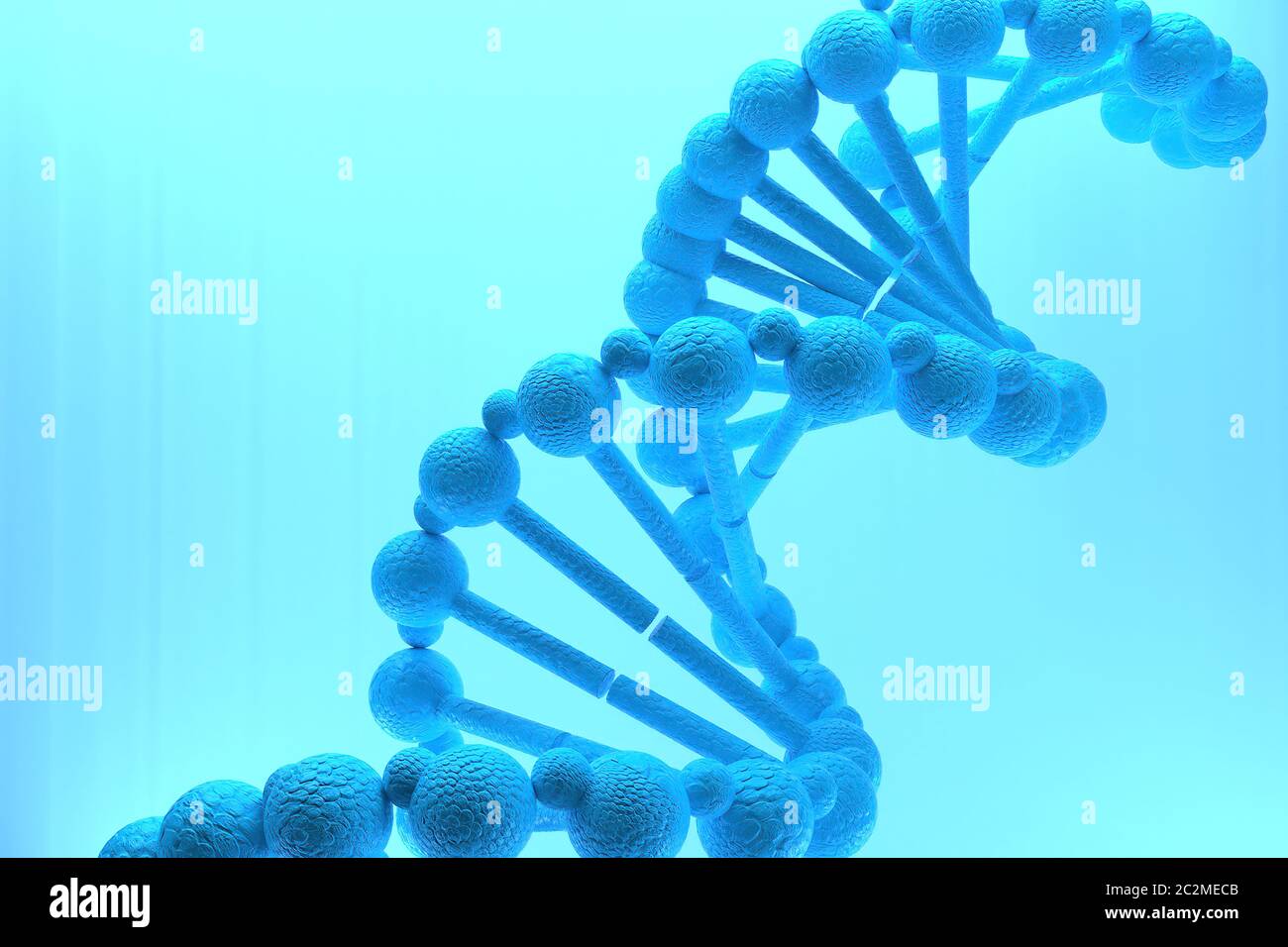 3d rendering of DNA (deoxyribonucleic acid) structure, 3d illustration Stock Photo - Alamy