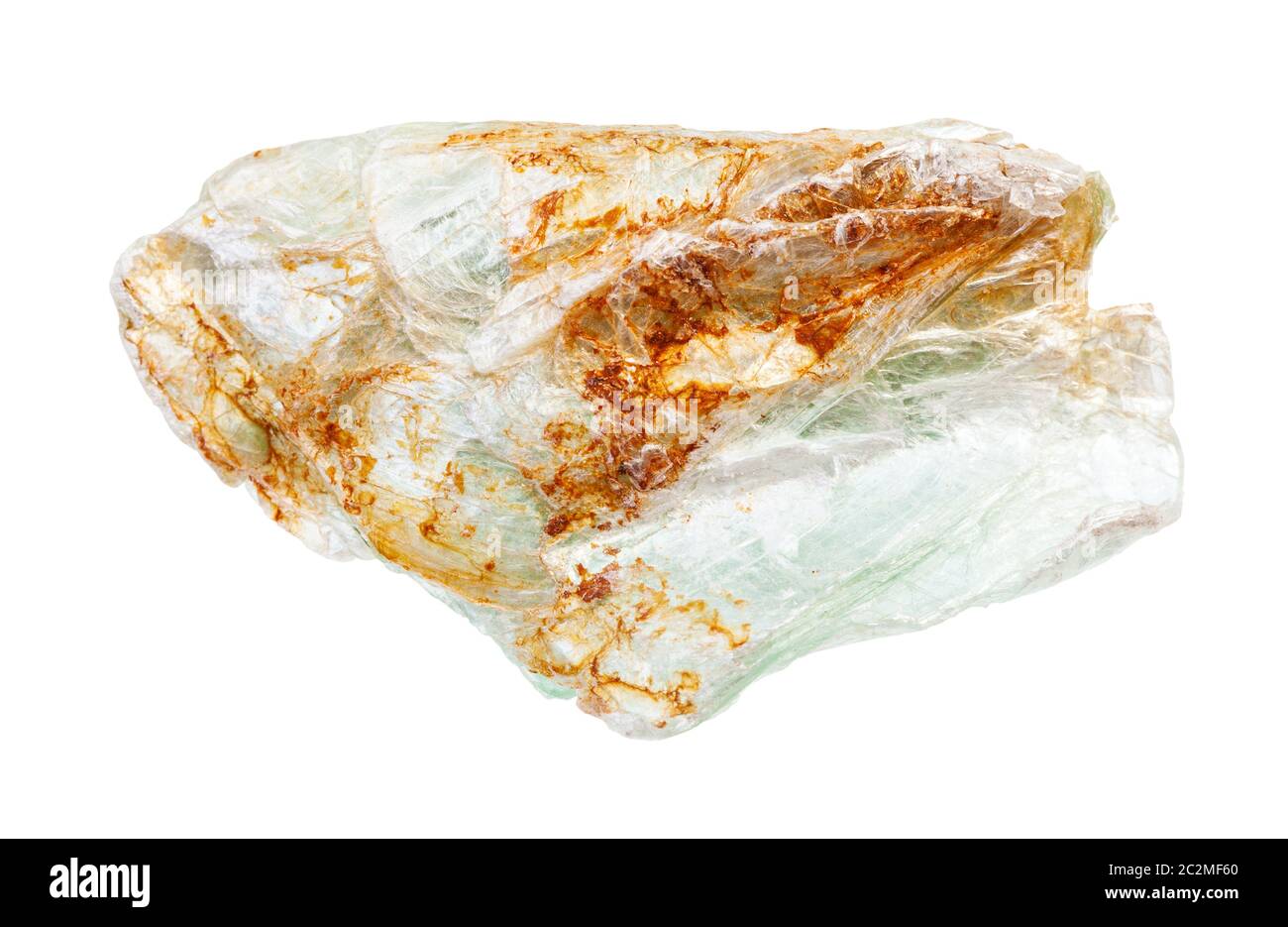 closeup of sample of natural mineral from geological collection - piece ...