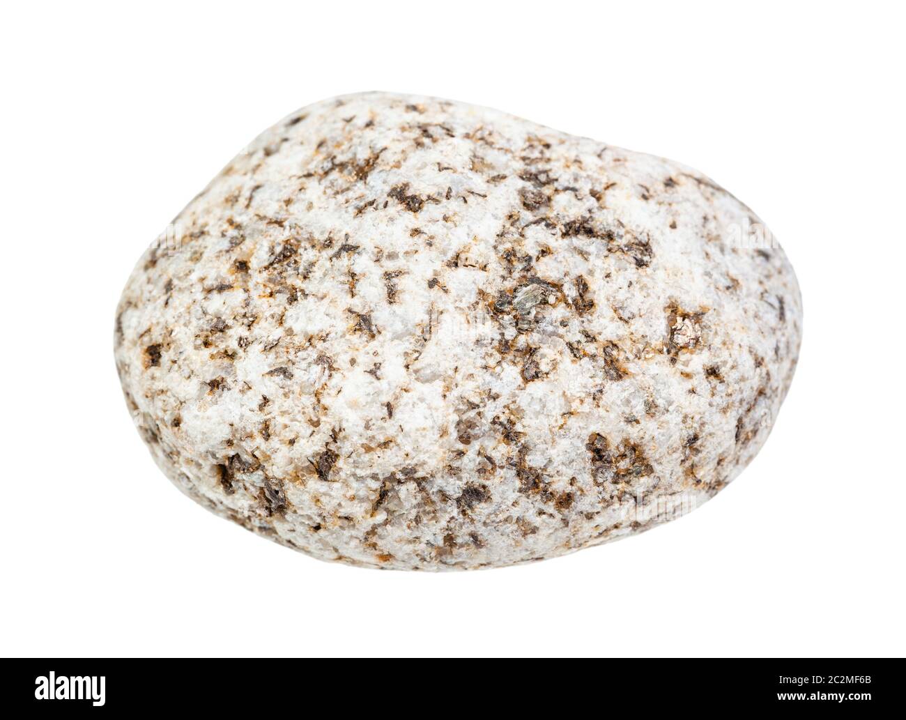 closeup of sample of natural mineral from geological collection - white ...