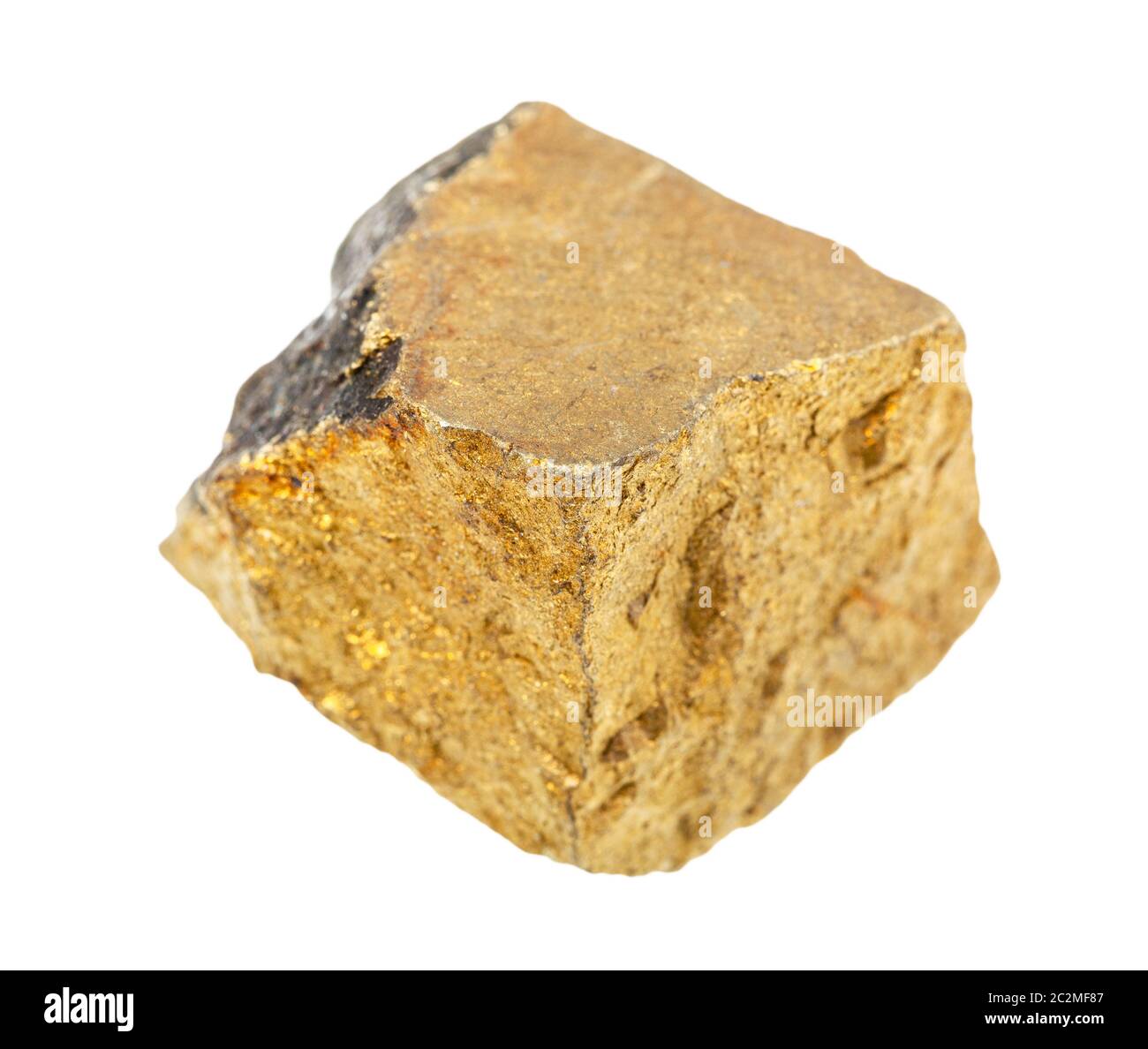 closeup of sample of natural mineral from geological collection - raw ...