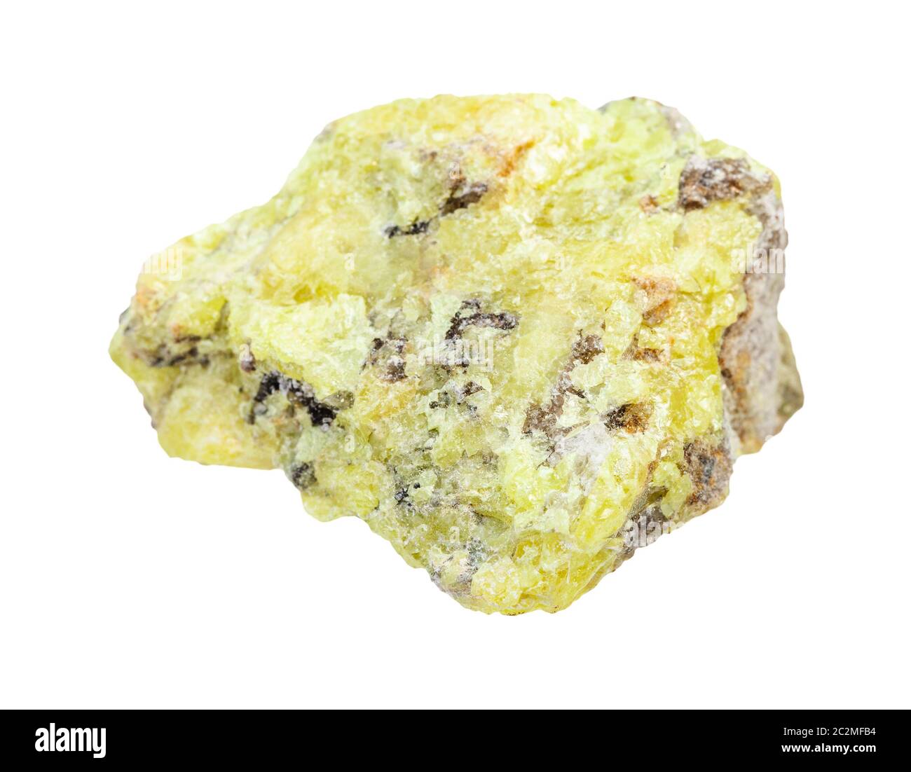 closeup of sample of natural mineral from geological collection - raw ...