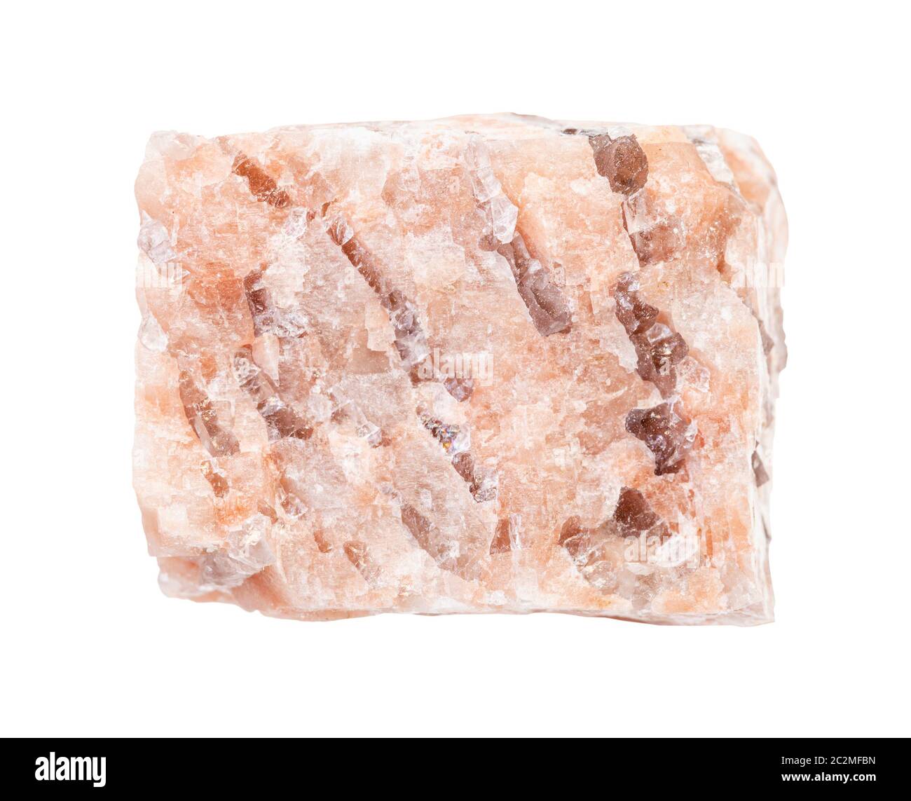 closeup of sample of natural mineral from geological collection - raw ...