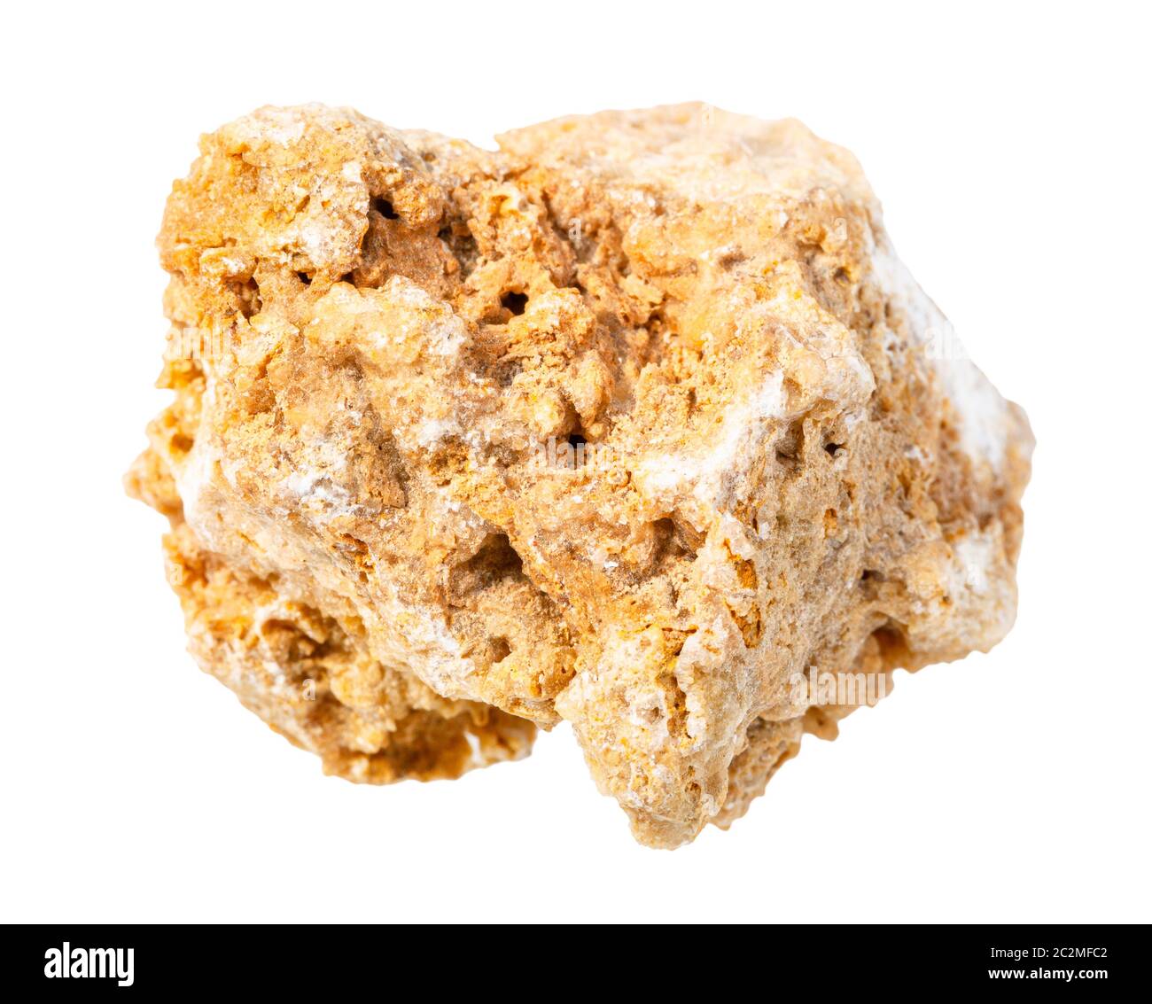 Travertine sedimentary rock Cut Out Stock Images & Pictures - Alamy