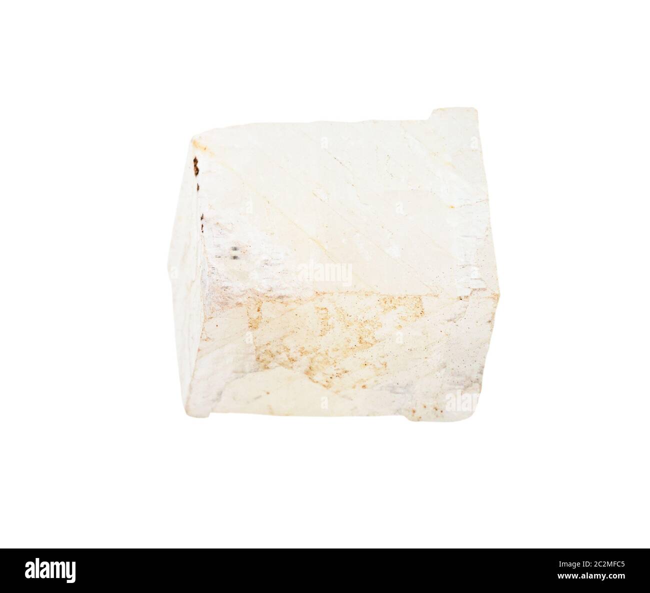 closeup of sample of natural mineral from geological collection ...