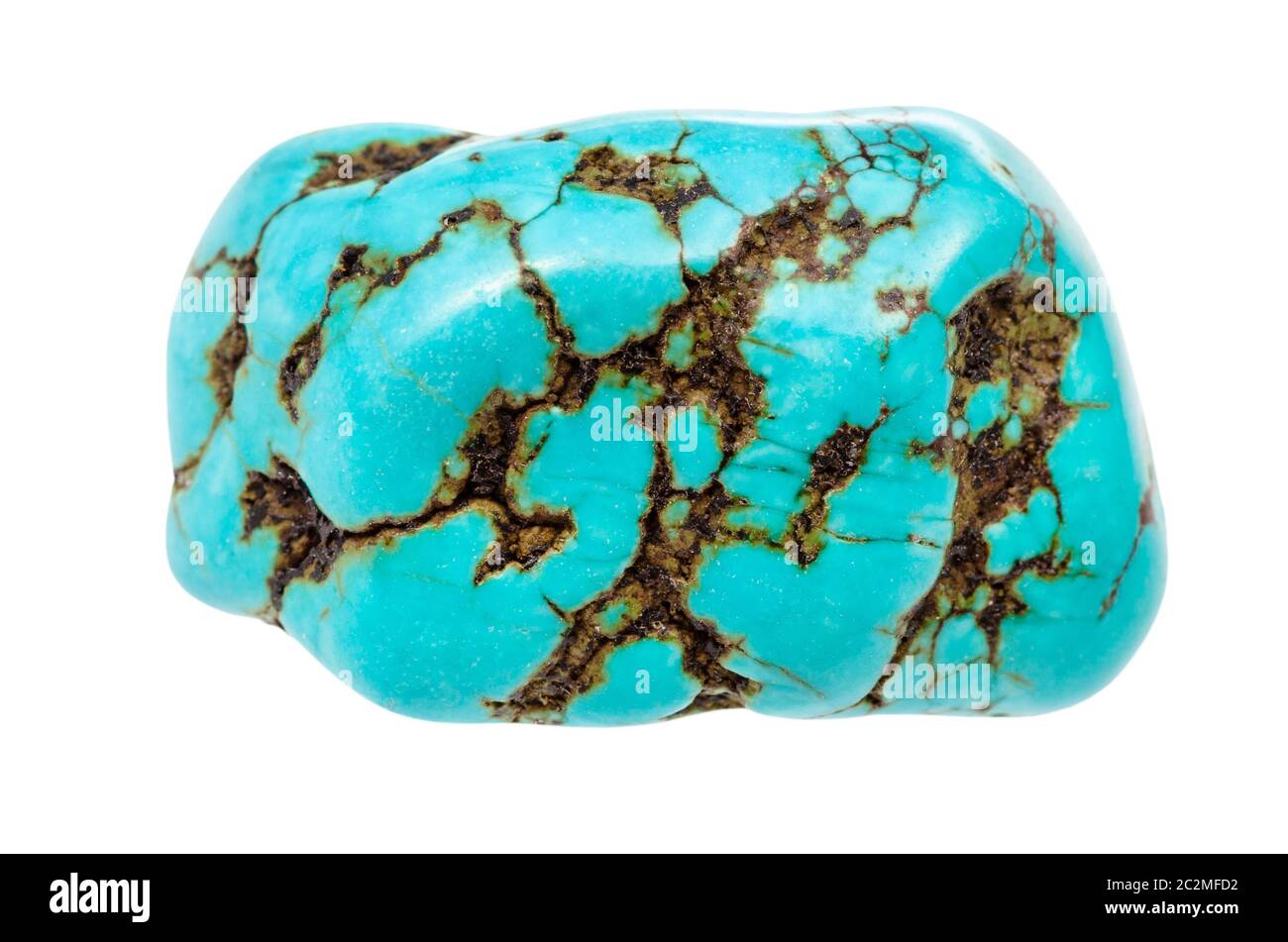 closeup of sample of natural mineral from geological collection ...