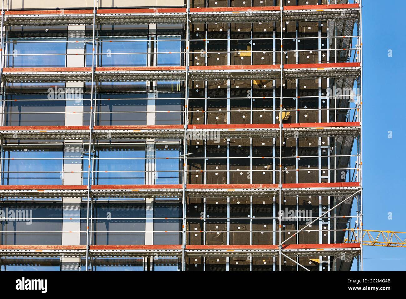 Detail of an office building under construction Stock Photo - Alamy