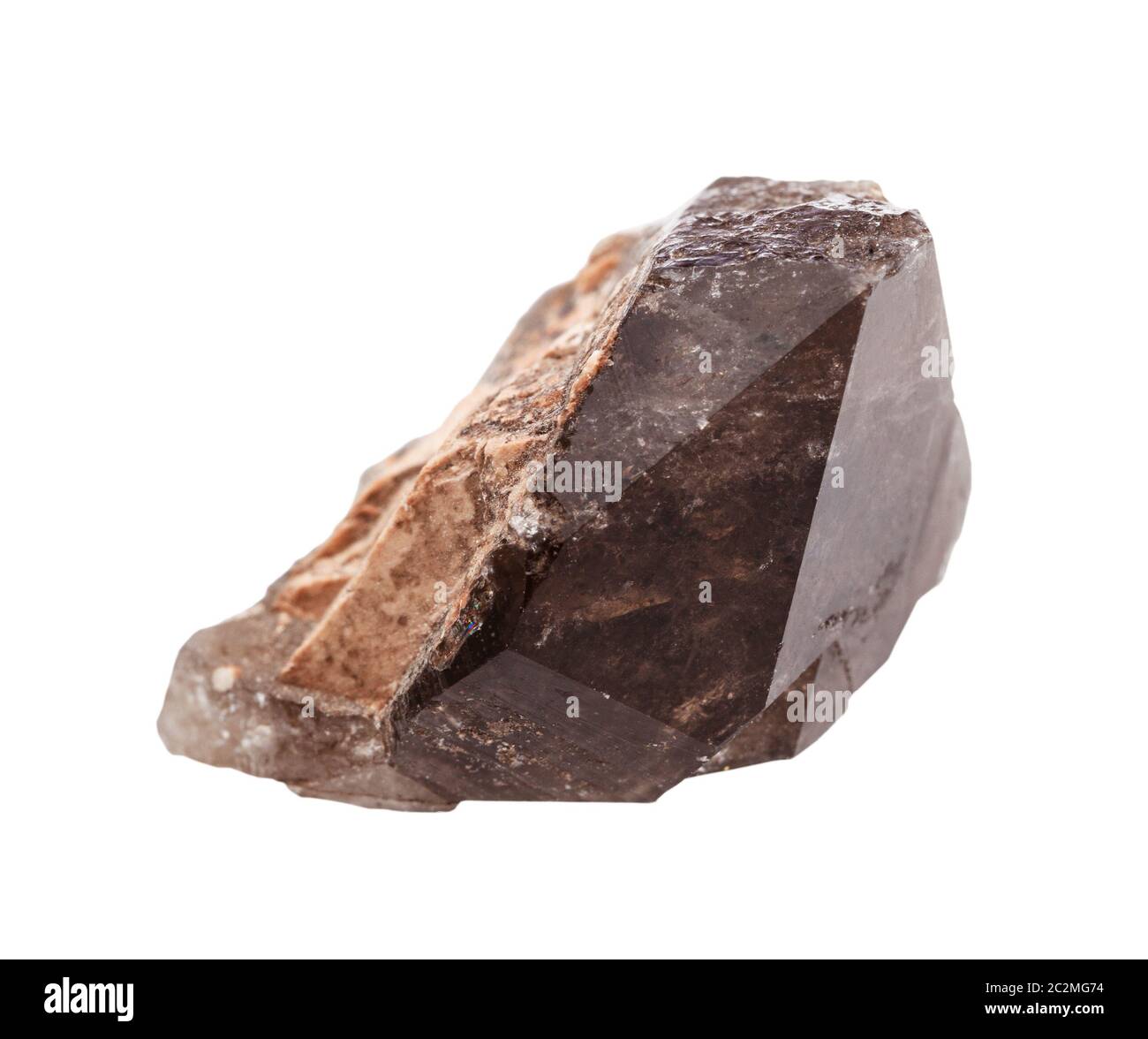 closeup of sample of natural mineral from geological collection ...