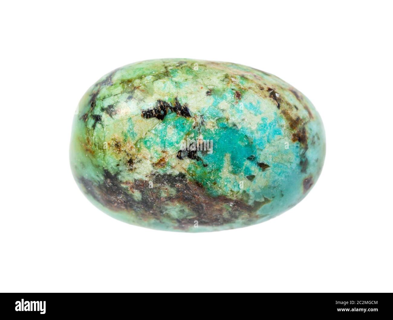 closeup of sample of natural mineral from geological collection ...