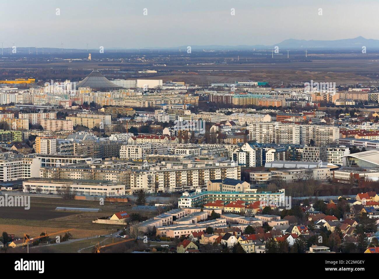 Aerial view large village many hi-res stock photography and images - Alamy