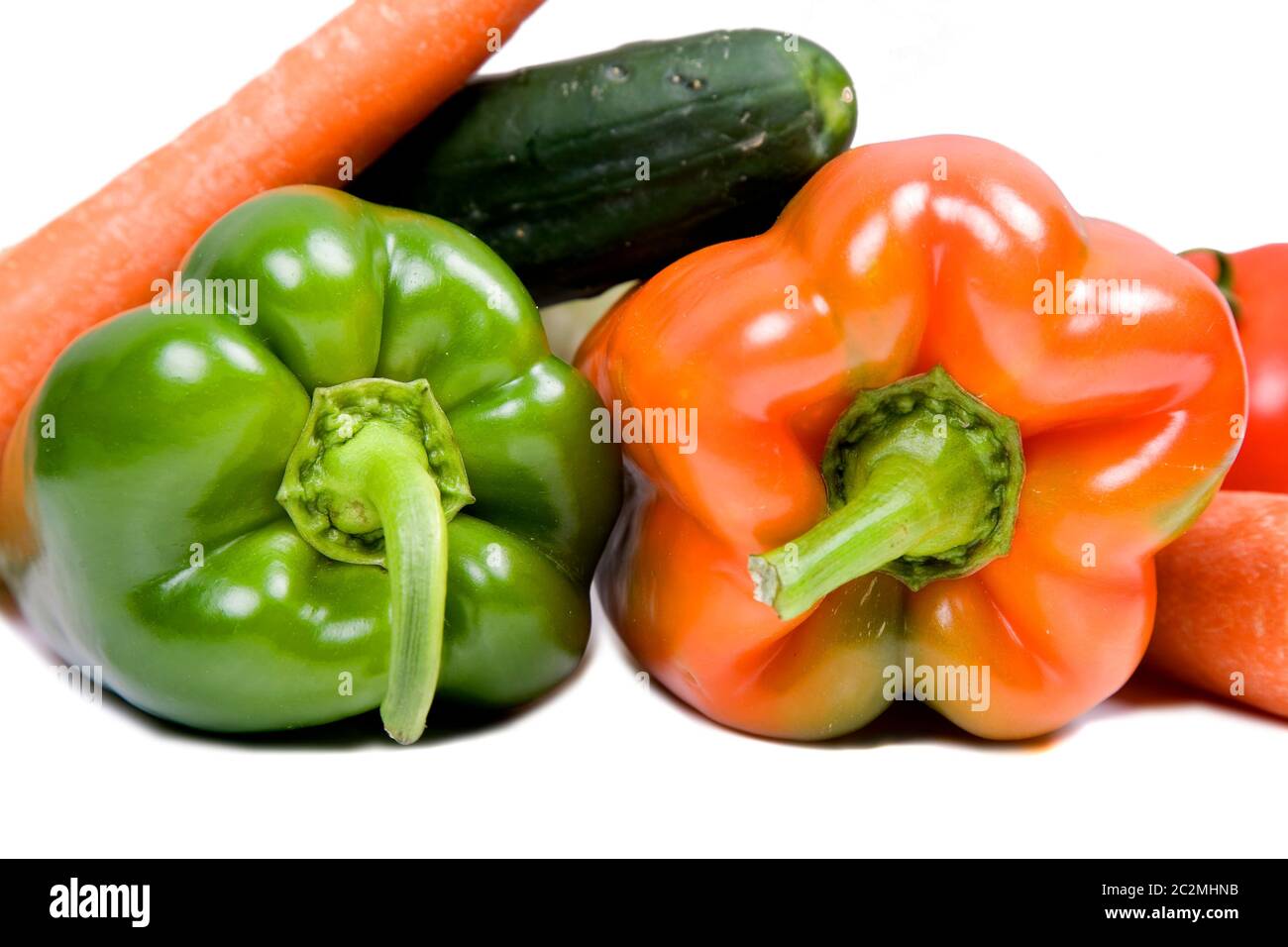set of different vegetables isolated on white Stock Photo - Alamy