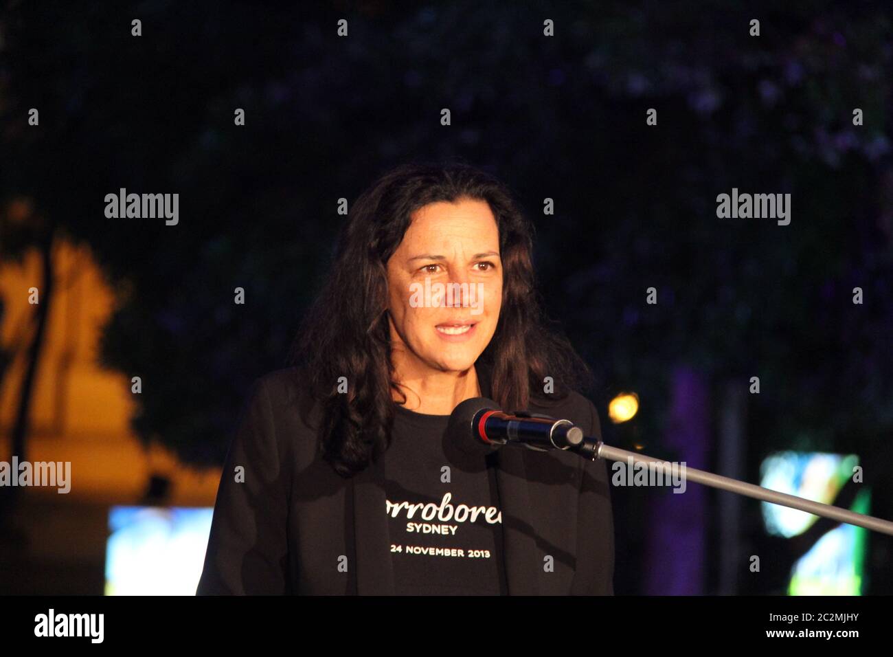 Corroboree Creative Director Hetti Perkins speaking at the official ...
