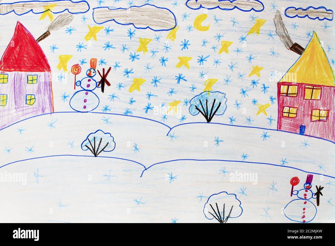 Drawings Of Heavy Snow