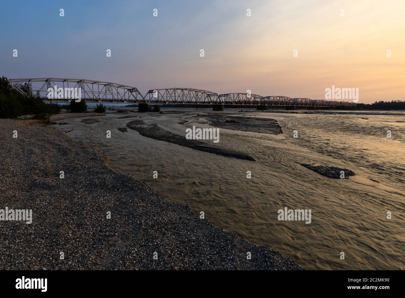 Alaska highway steel bridge hi-res stock photography and images - Alamy
