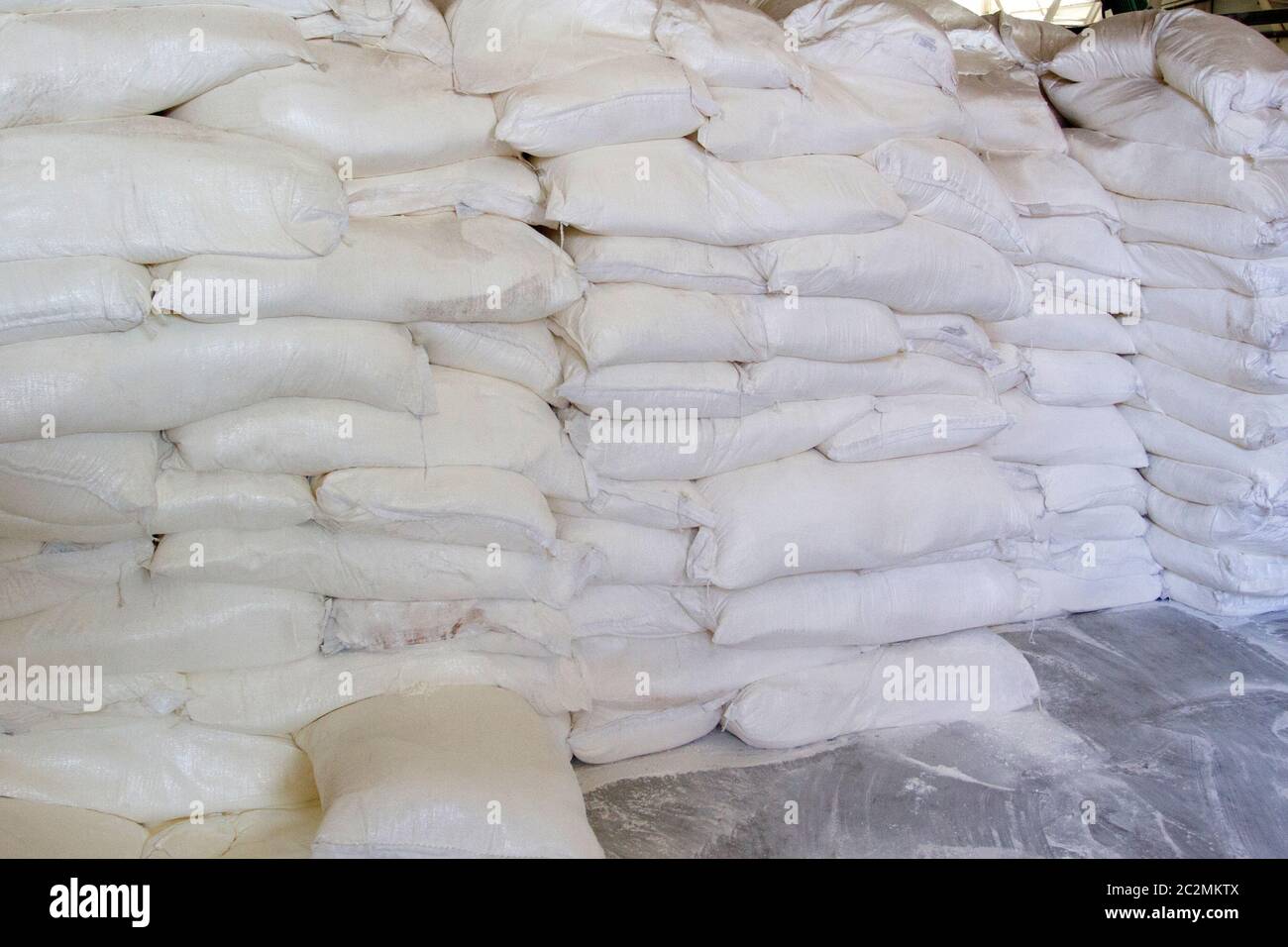 white powder bags in stock Stock Photo - Alamy
