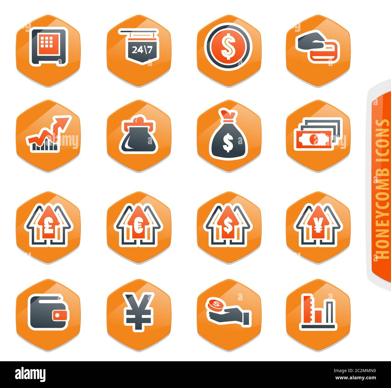 Currency exchange vector icons for user interface design Stock Photo ...