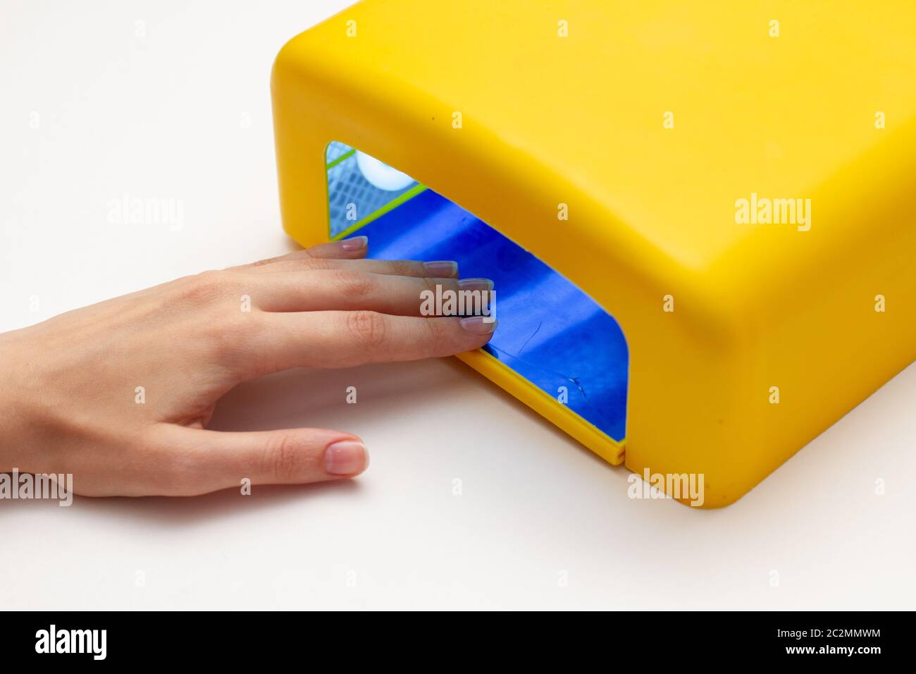 Uv led lamp nails hi-res stock photography and images - Alamy