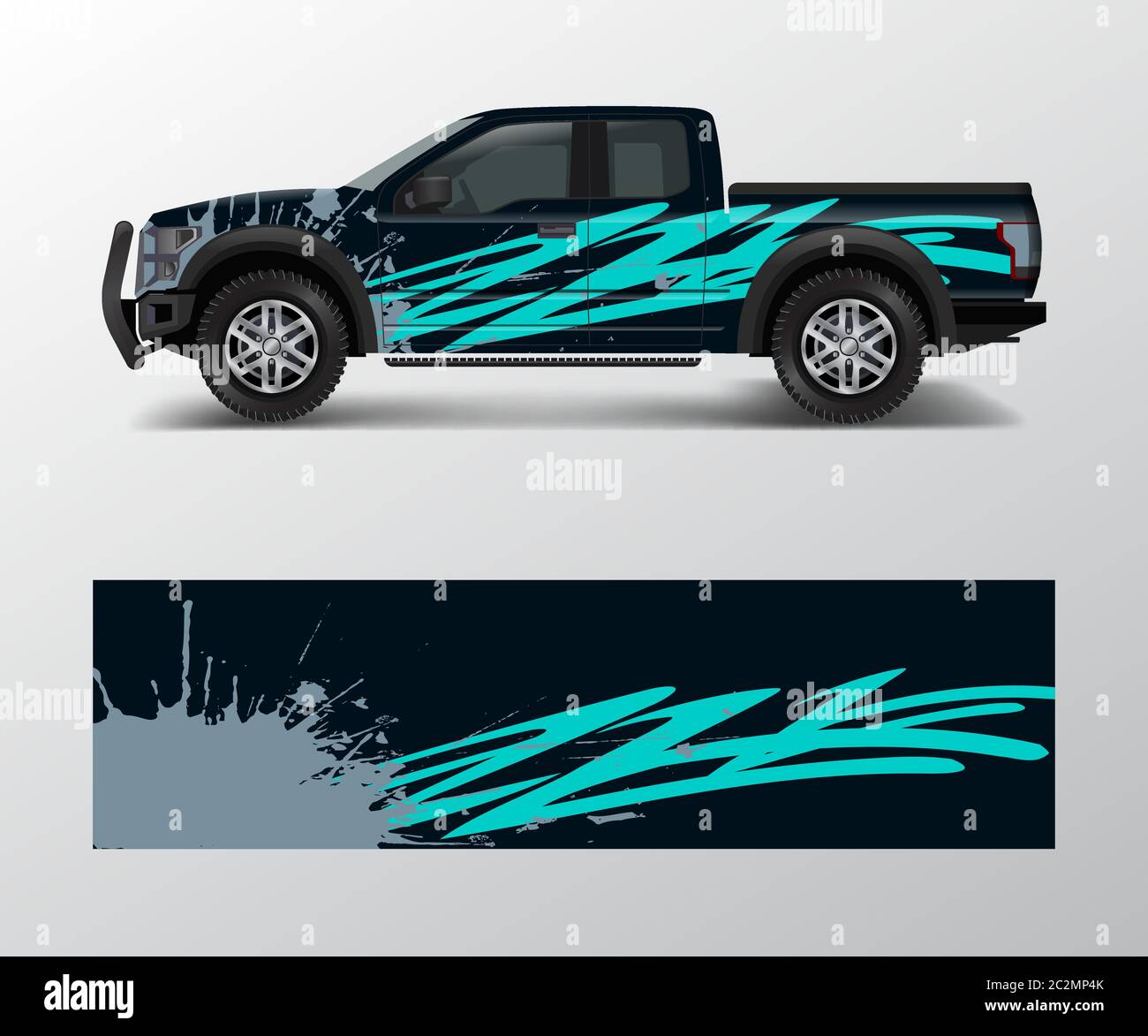 Truck And Vehicle car racing graphic for wrap and vinyl sticker Stock ...