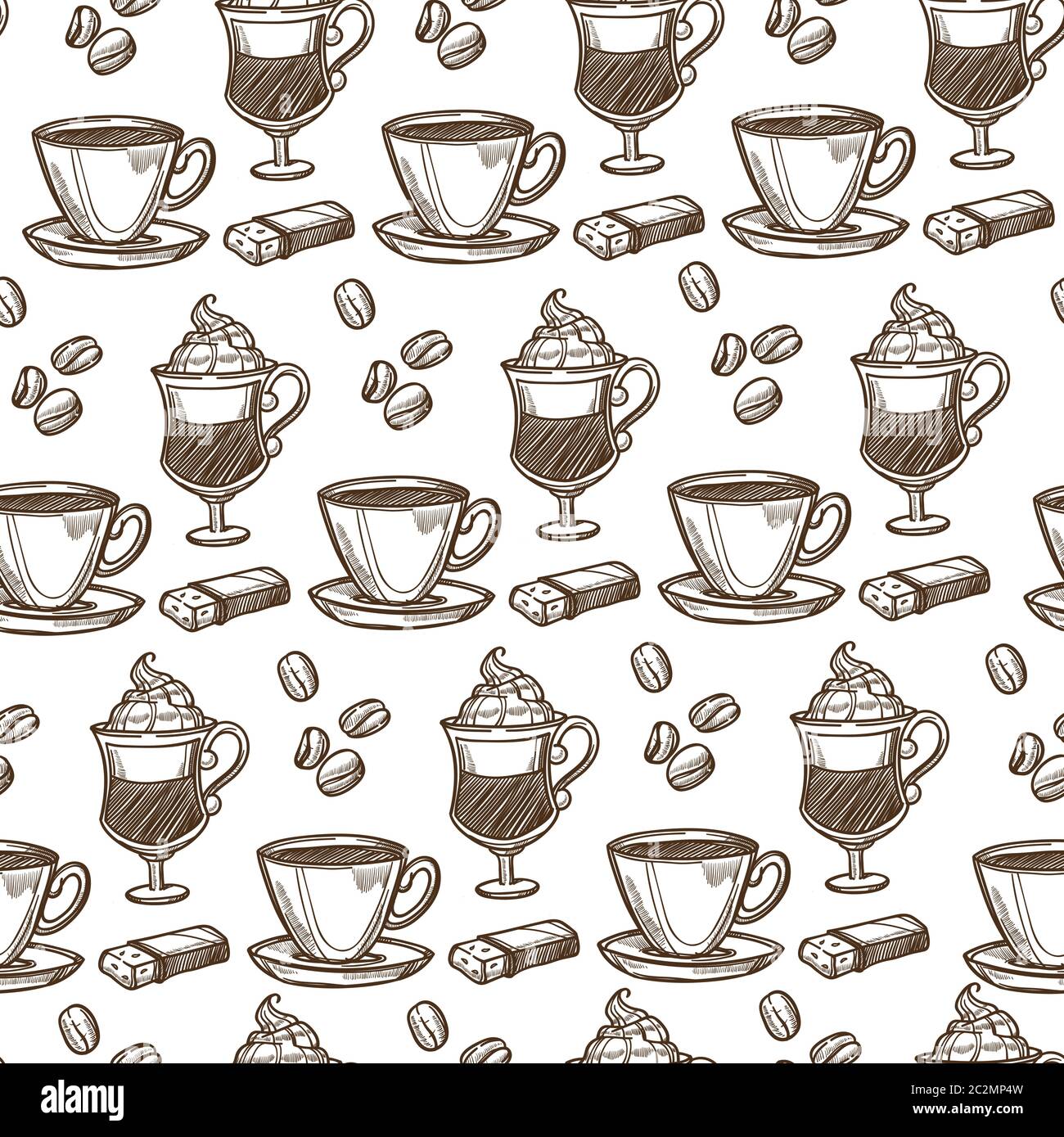 Cappuccino milk foam in Stock Vector Images - Alamy