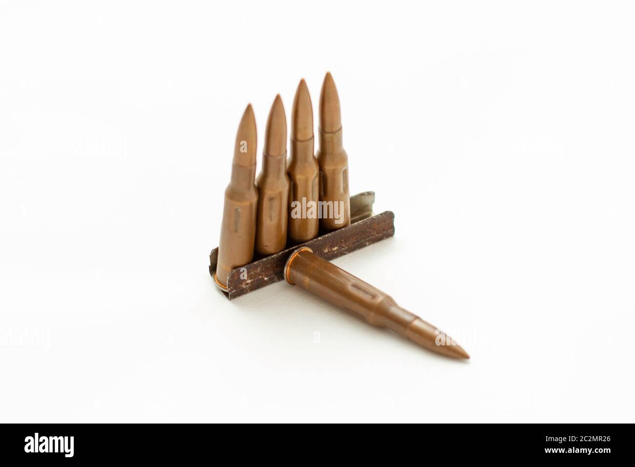 ammunition cartridges for machine gun Stock Photo - Alamy