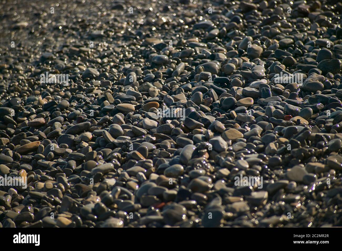 Round stones texture on a beach of the French Riviera Stock Photo - Alamy