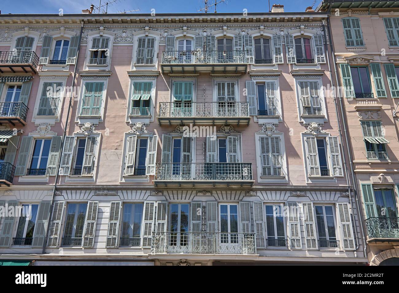 textures of windows and balconies in baroque style of a nice ...