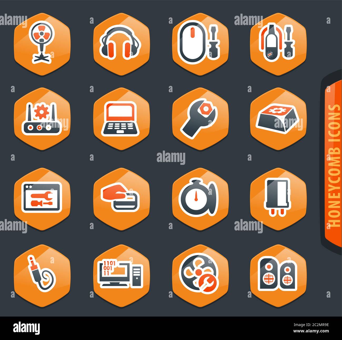 Electron icons set for web sites and user interface Stock Photo - Alamy