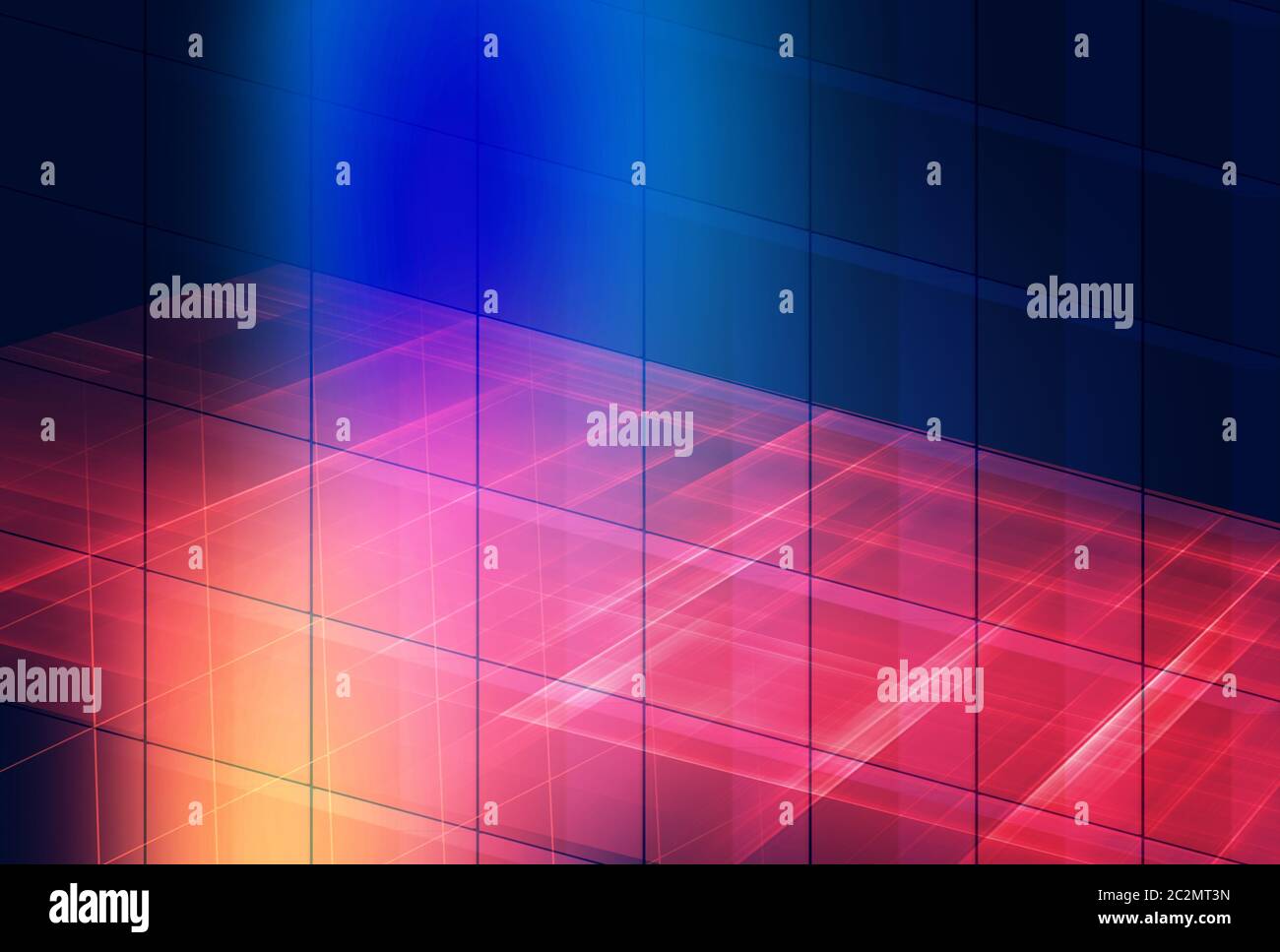Graphical abstract 3d digital space background with grid and multiple ...