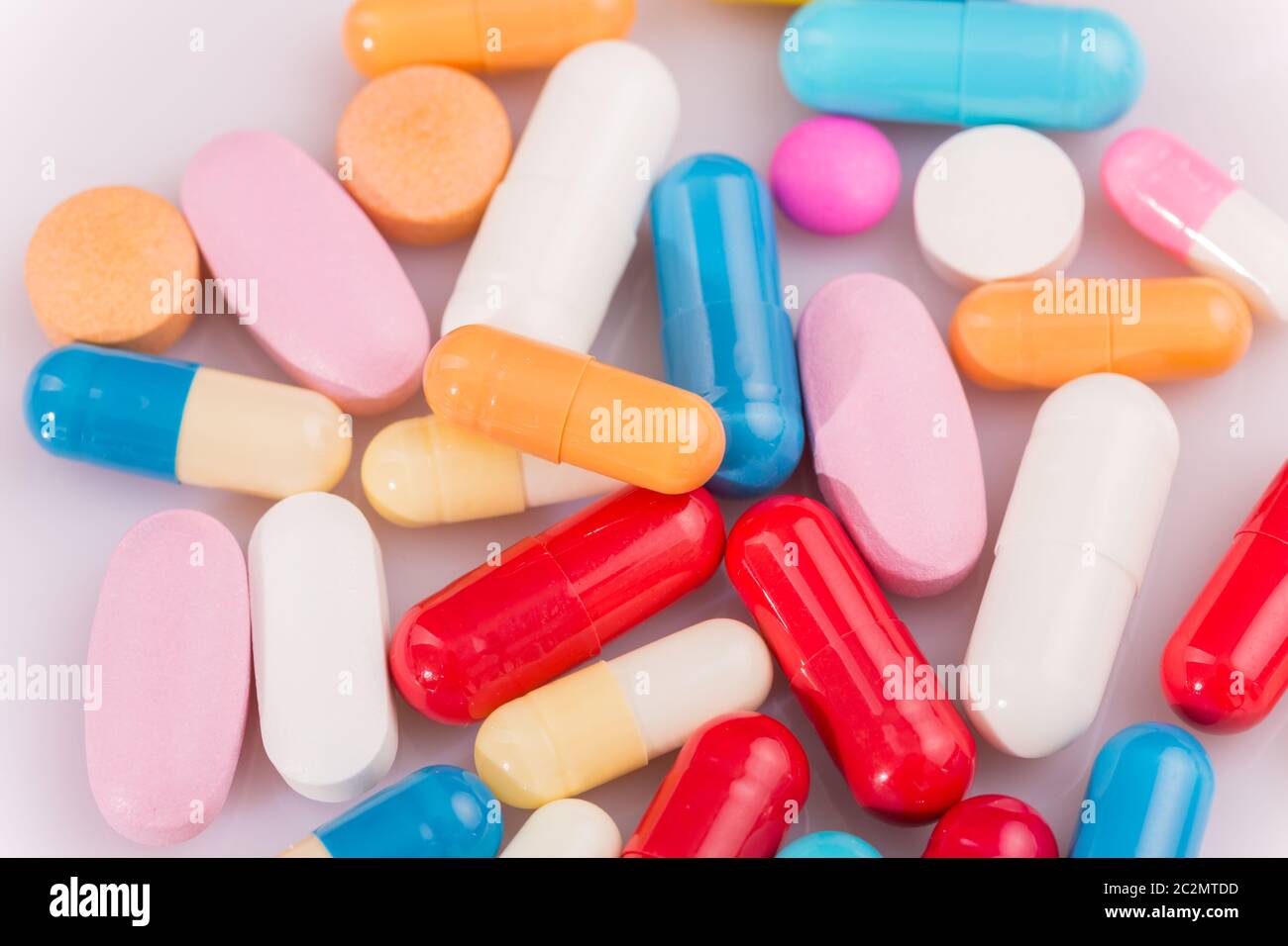 different Tablets pills capsule heap mix therapy drugs Stock Photo - Alamy