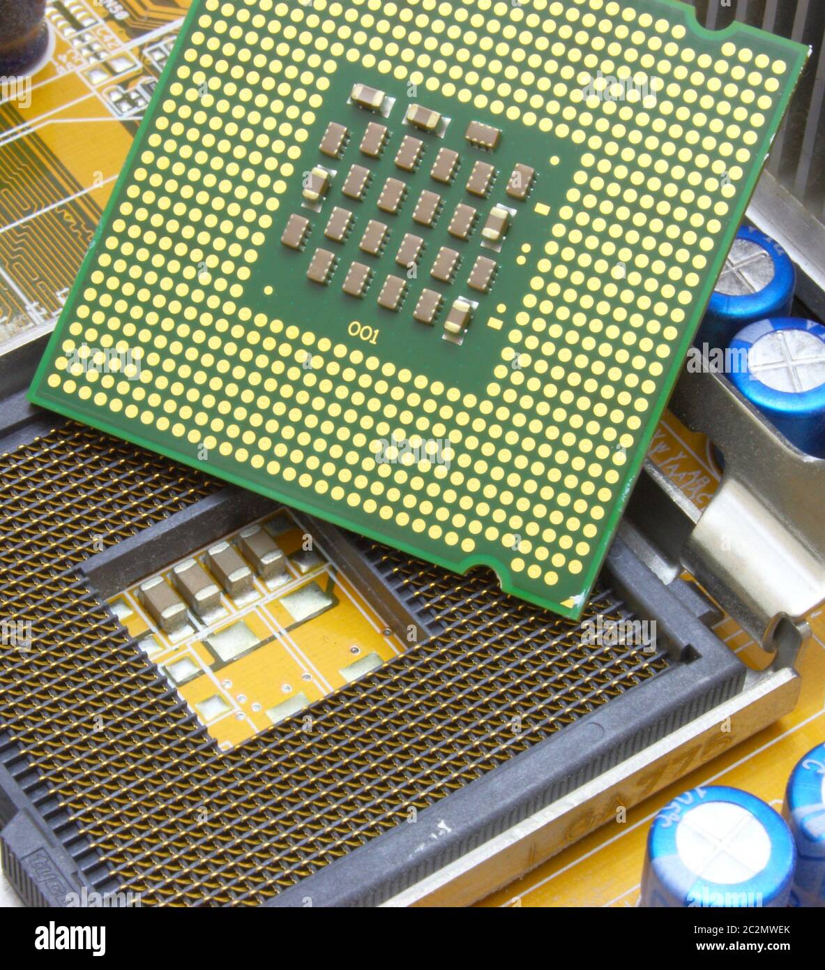 Computer micro processor Stock Photo - Alamy