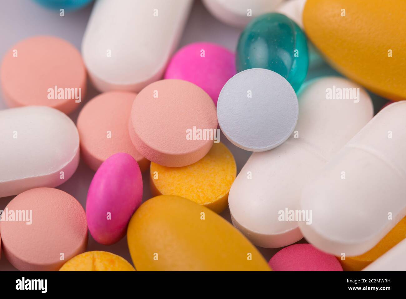 different Tablets pills capsule heap mix therapy drugs Stock Photo - Alamy
