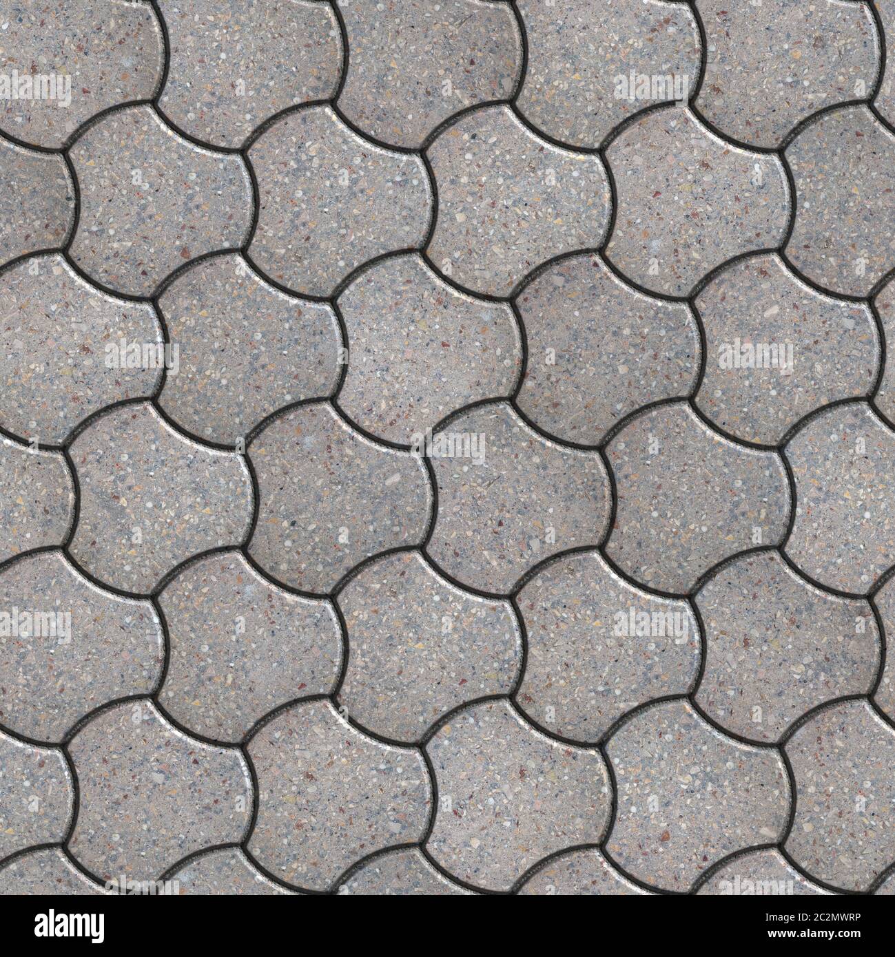 Gray Pavement in the Trefoil Form. Seamless Tileable Texture Stock ...
