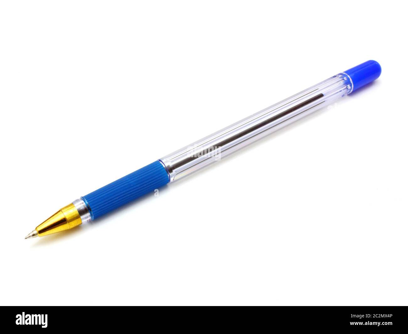 The dark blue ball pen Stock Photo - Alamy