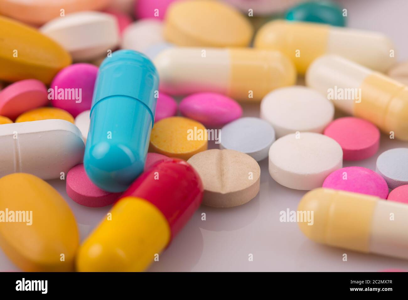 different Tablets pills capsule heap mix therapy drugs Stock Photo - Alamy