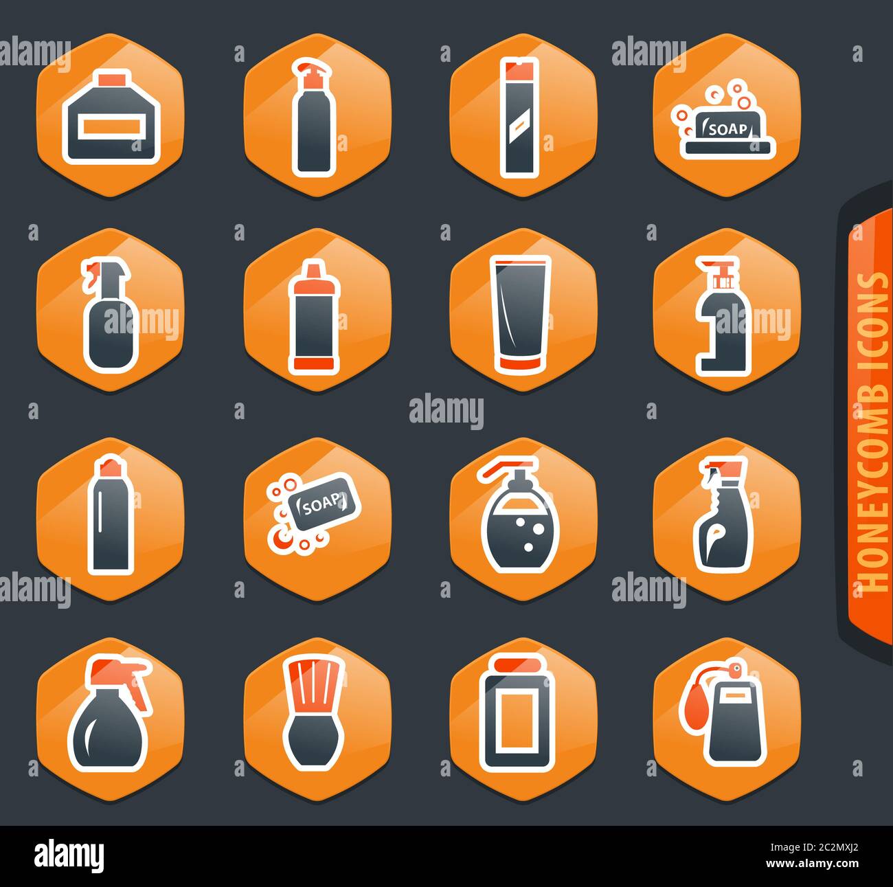 Household chemicals icon set for web sites and user interface Stock ...