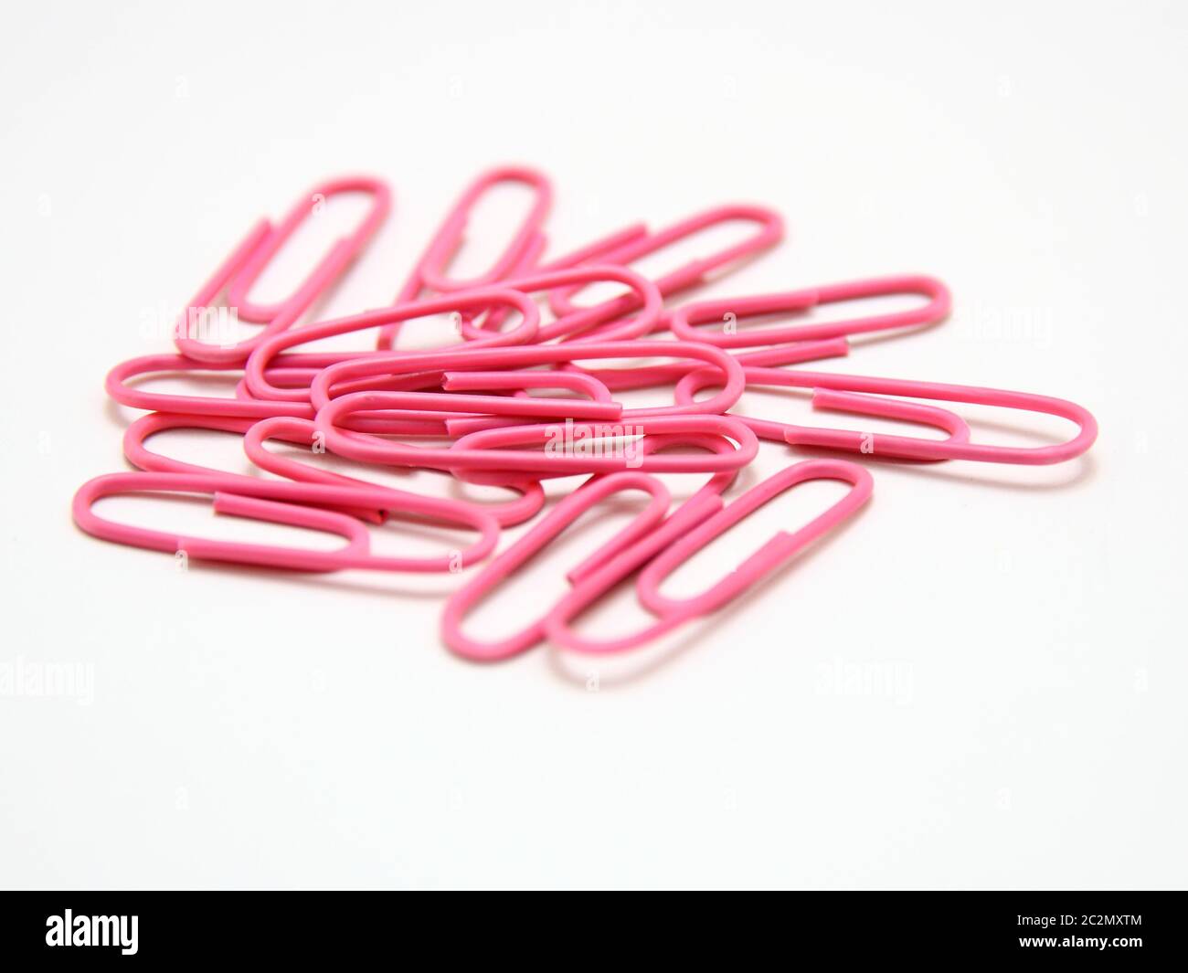 Color paper clips Stock Photo - Alamy