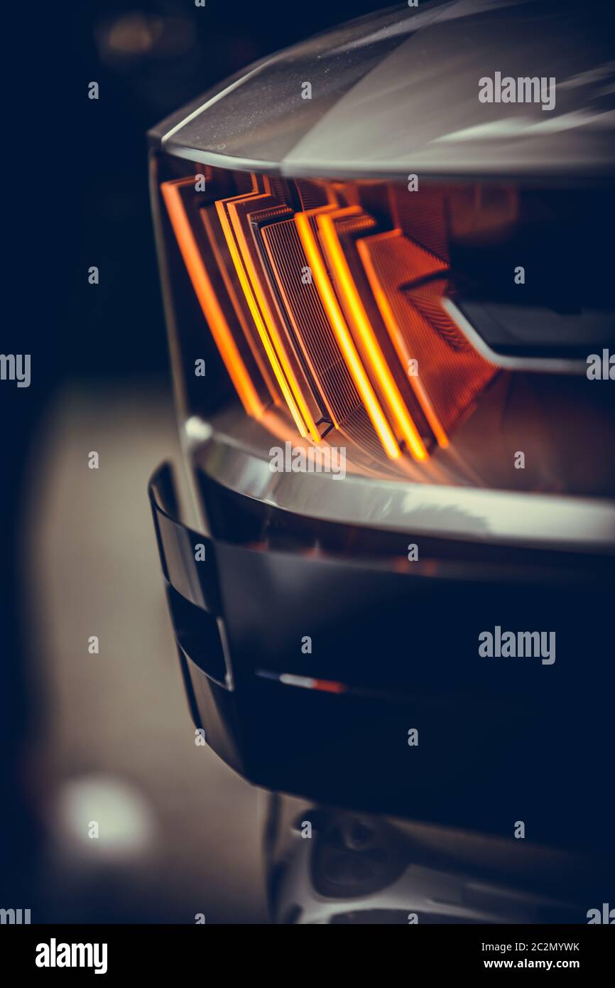 Supercar tail lights detail hi-res stock photography and images - Alamy
