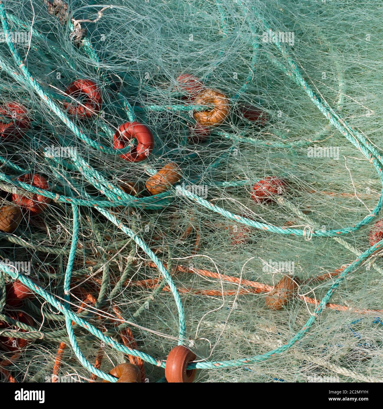 Blue fishing net hi-res stock photography and images - Alamy