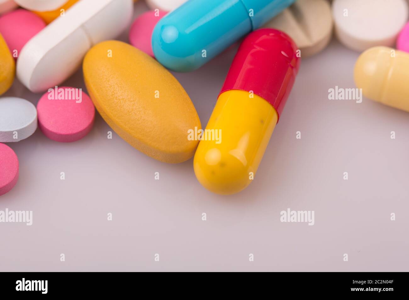 different Tablets pills capsule heap mix therapy drugs Stock Photo - Alamy
