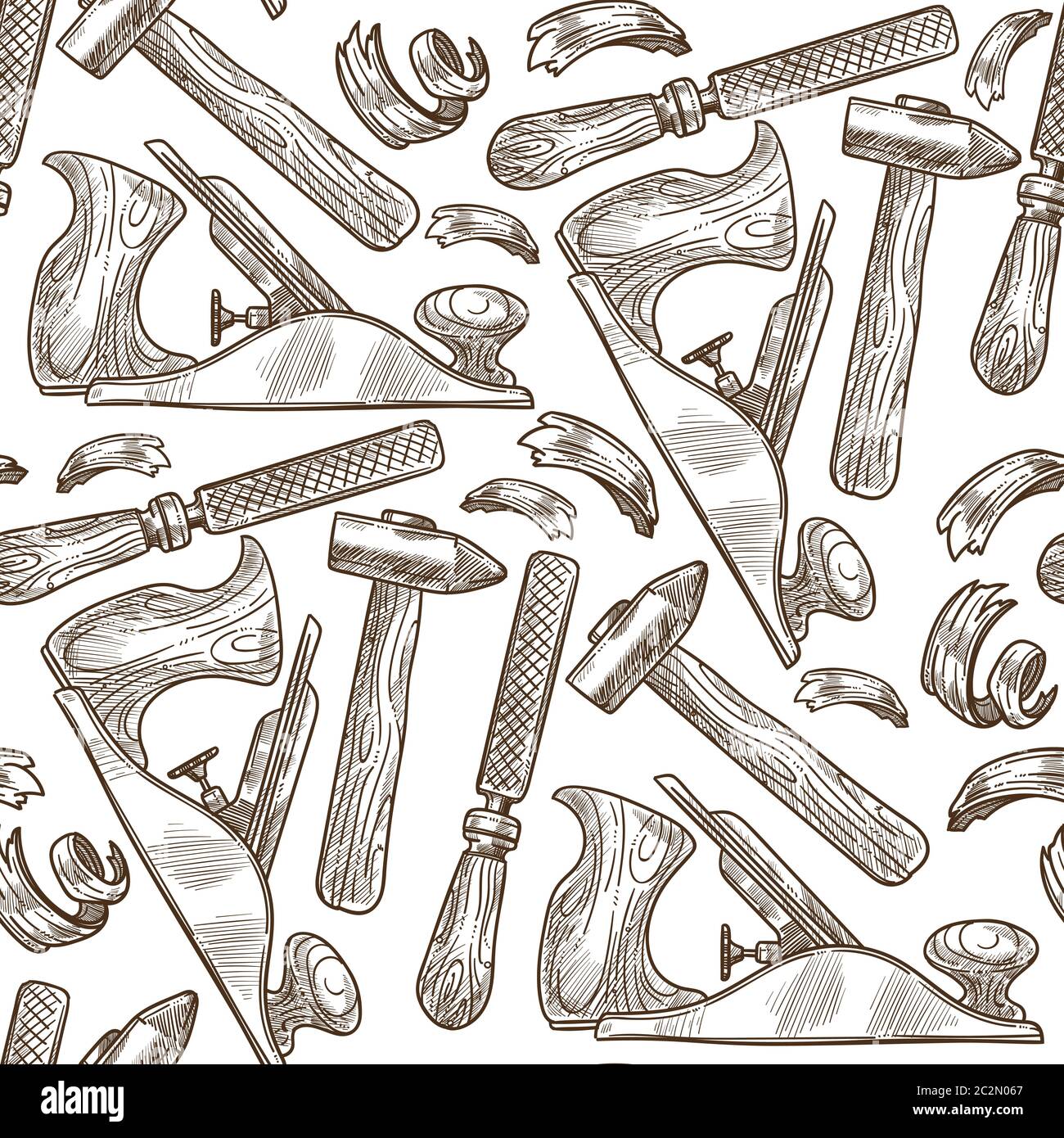 Hammer chisel carving Stock Vector Images - Alamy