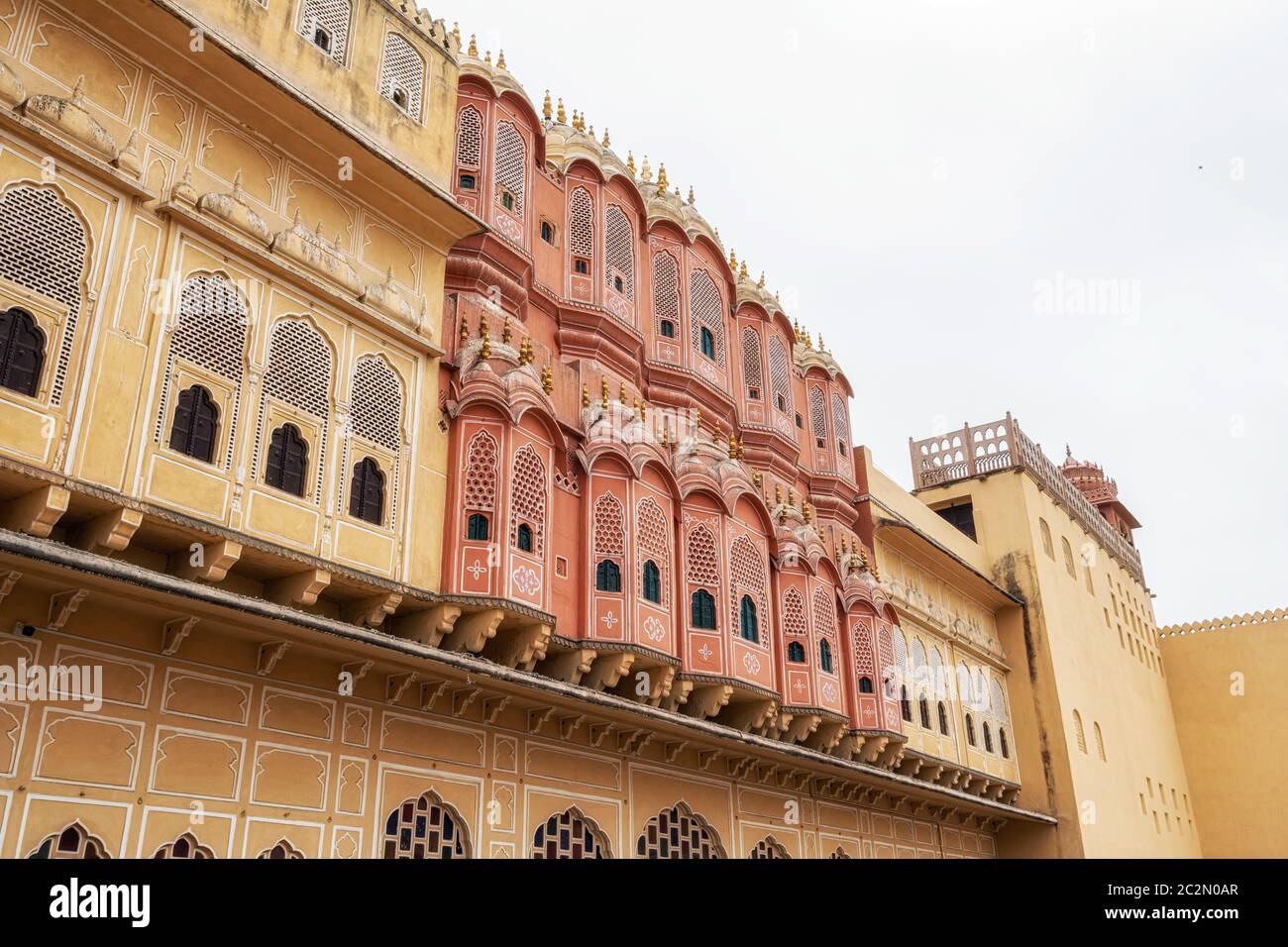 Inside hawa mahal palace winds hi-res stock photography and images - Alamy