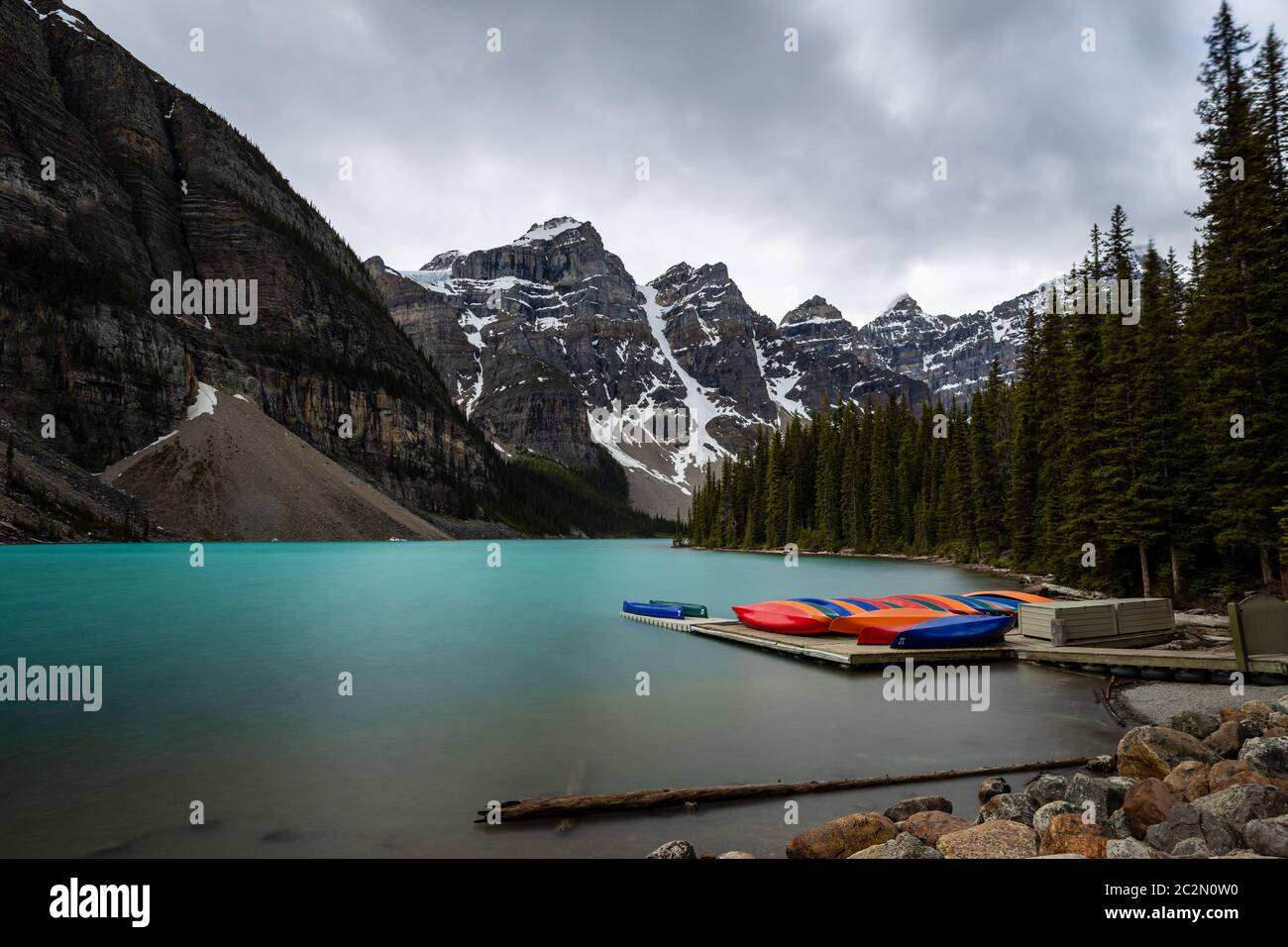 Lake moraine hi-res stock photography and images - Alamy