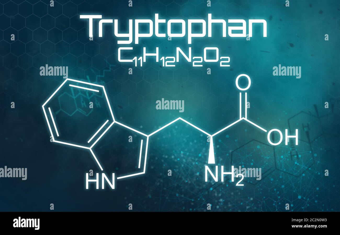 Tryptophan amino acid hi-res stock photography and images - Alamy