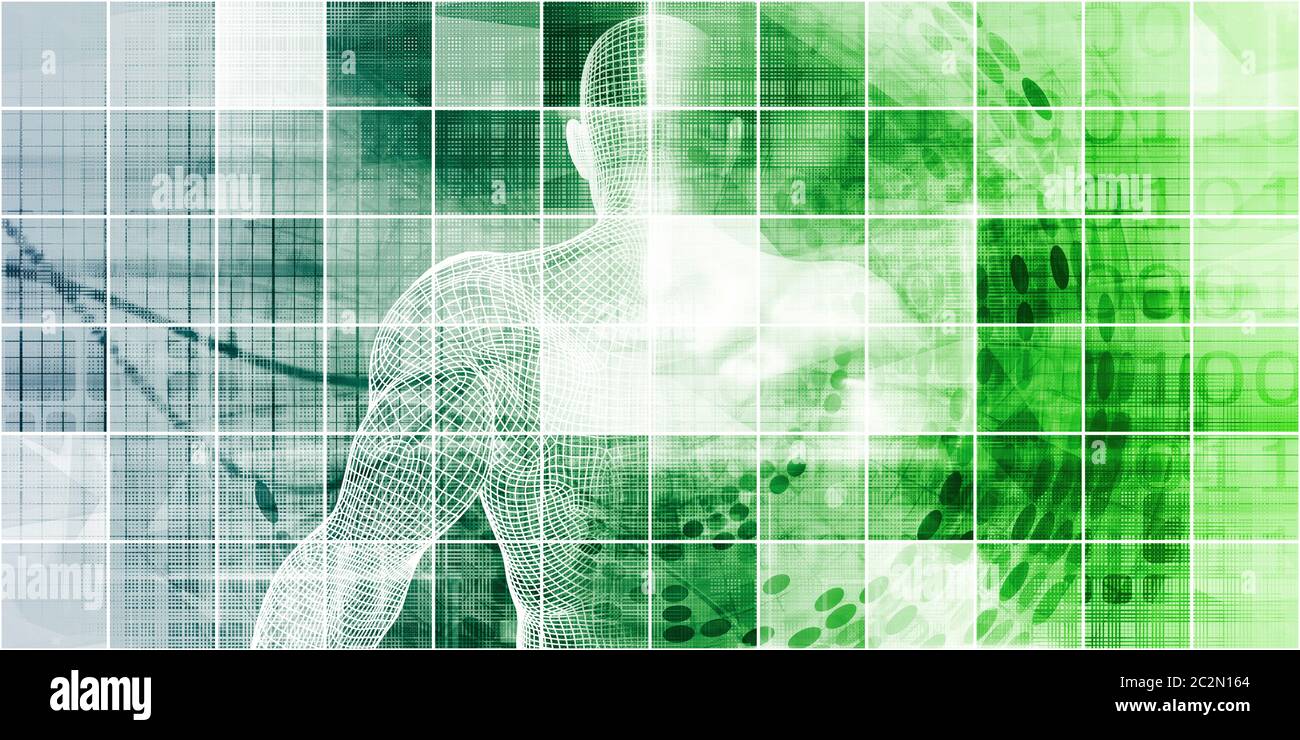 Man Machine Integration Design and Analytics System Stock Photo - Alamy