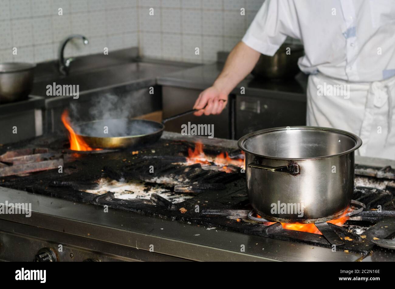 Dirty Commercial Kitchen