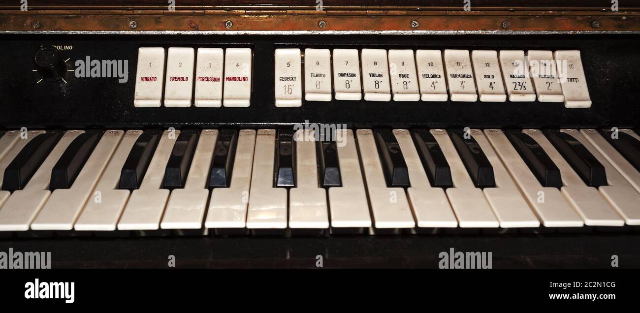 Part of the old keyboards Stock Photo - Alamy