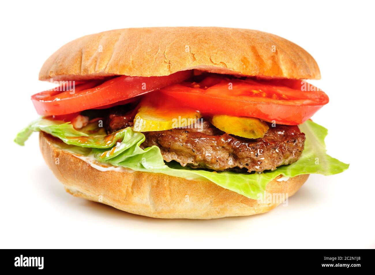 realistic looking hamburger Stock Photo - Alamy